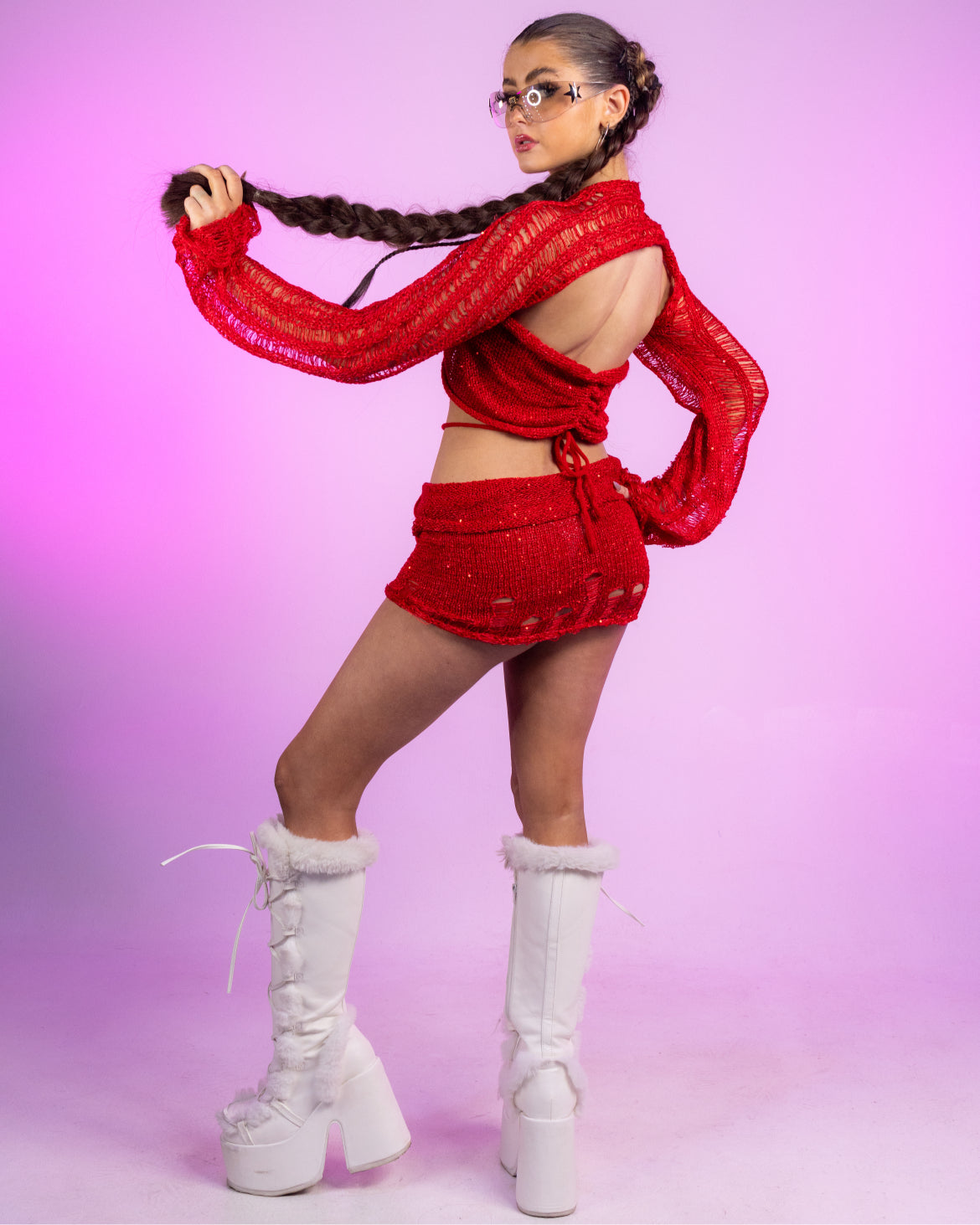 Ruby Faerie 3pc Skirt Set – Rave Wonderland