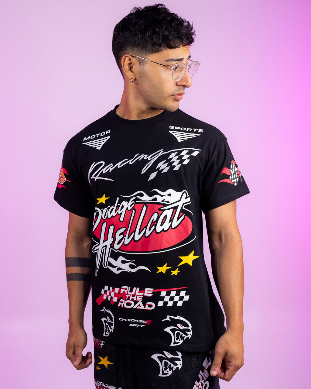 Dodge Hellcat Vintage Wash Tee – Rave Wonderland