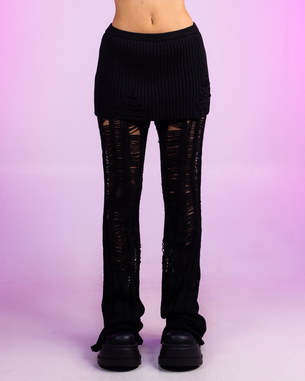 No Mercy Layered Pants for Edgy Style and Comfort – Rave Wonderland