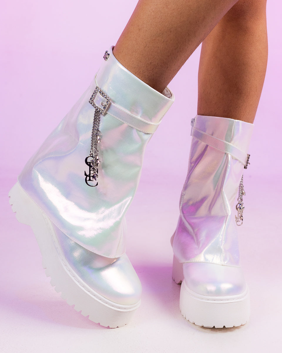 Stella Combat Boots – Rave Wonderland
