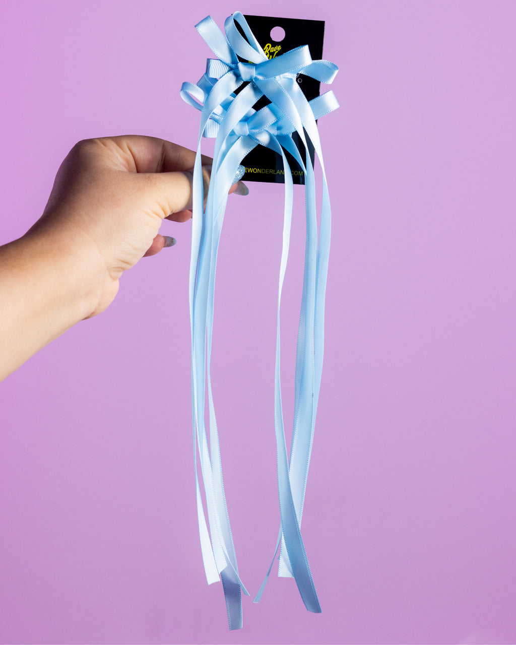 2pc Ribbon Claw Clips – Rave Wonderland