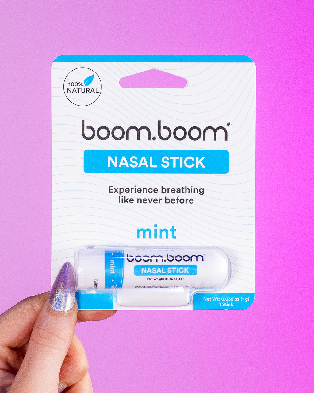 Mint BoomBoom Nasal Inhaler – Rave Wonderland