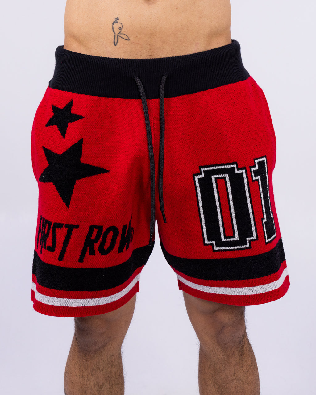 Star Varsity Men's Red Knit Shorts – Rave Wonderland