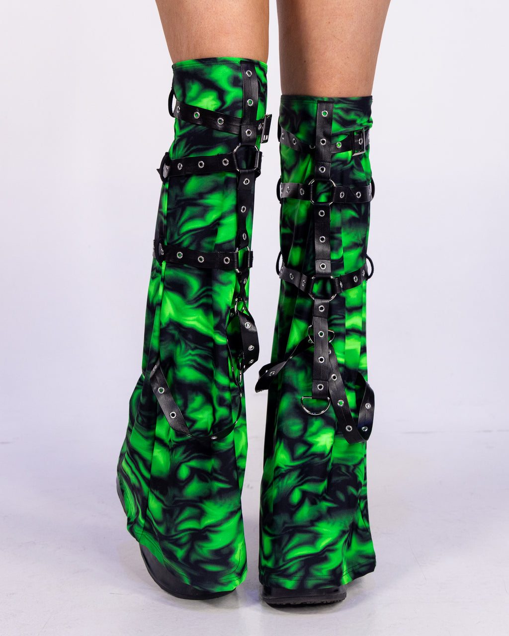 Hypno Haze Unisex Strap Leg Warmers – Rave Wonderland