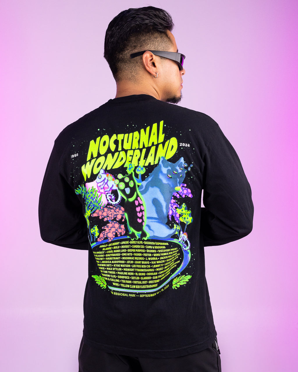 Insomniac Neon Spirits Lineup L/S Tee – Rave Wonderland