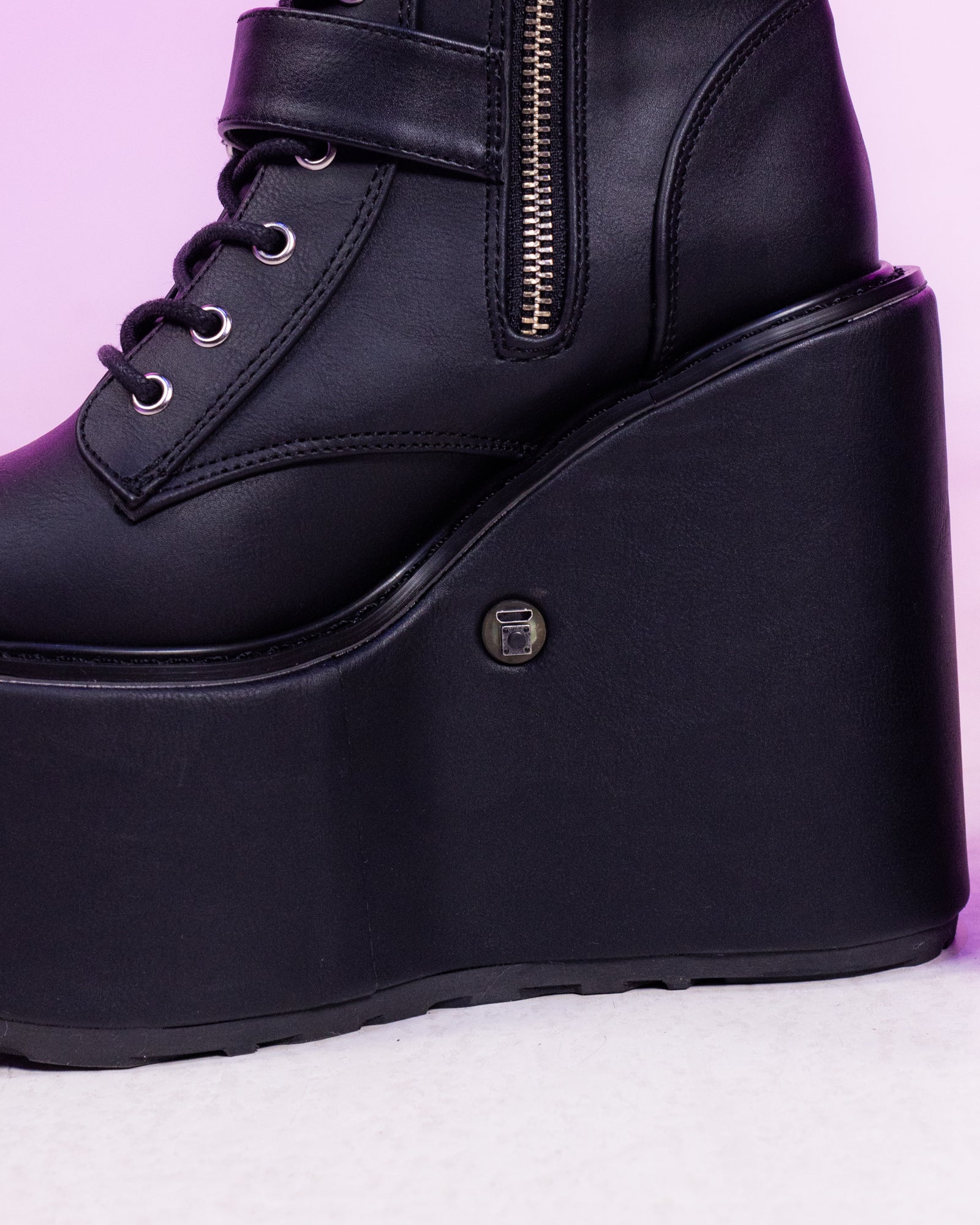 Demonia LED Blaze Women's Black Butterfly Boots – Rave Wonderland