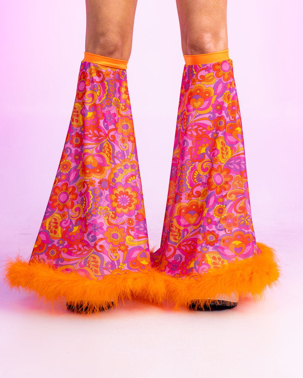 Orange Paisley Daze Leg Sleeves – Rave Wonderland