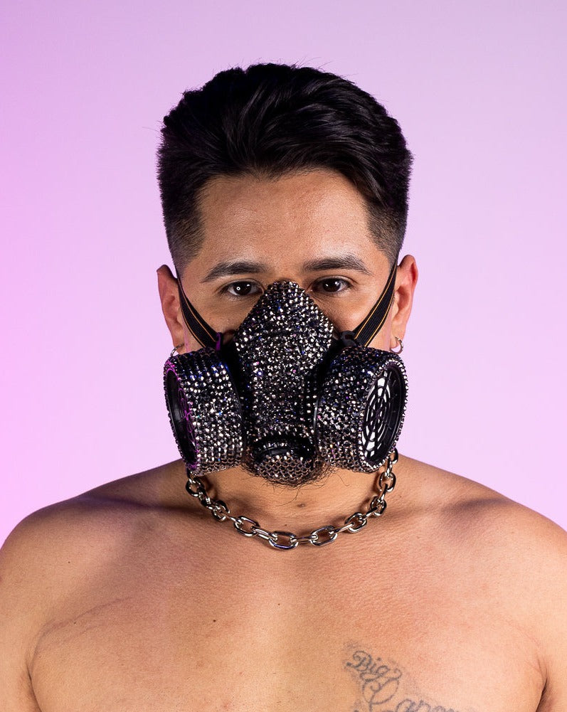 Rhinestone Gas Mask – Rave Wonderland
