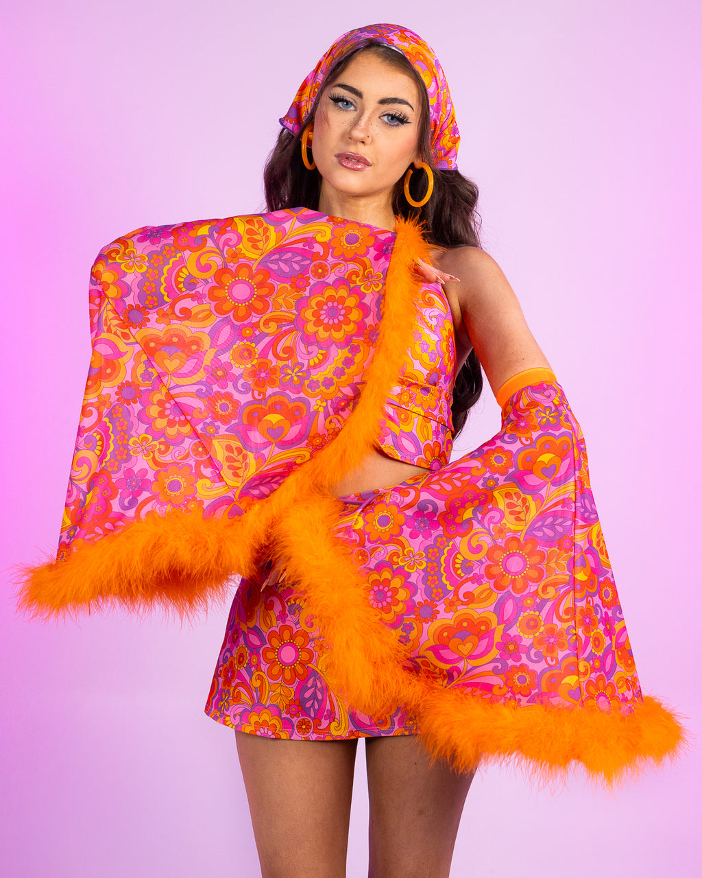 Orange Paisley Daze Arm Sleeves – Rave Wonderland
