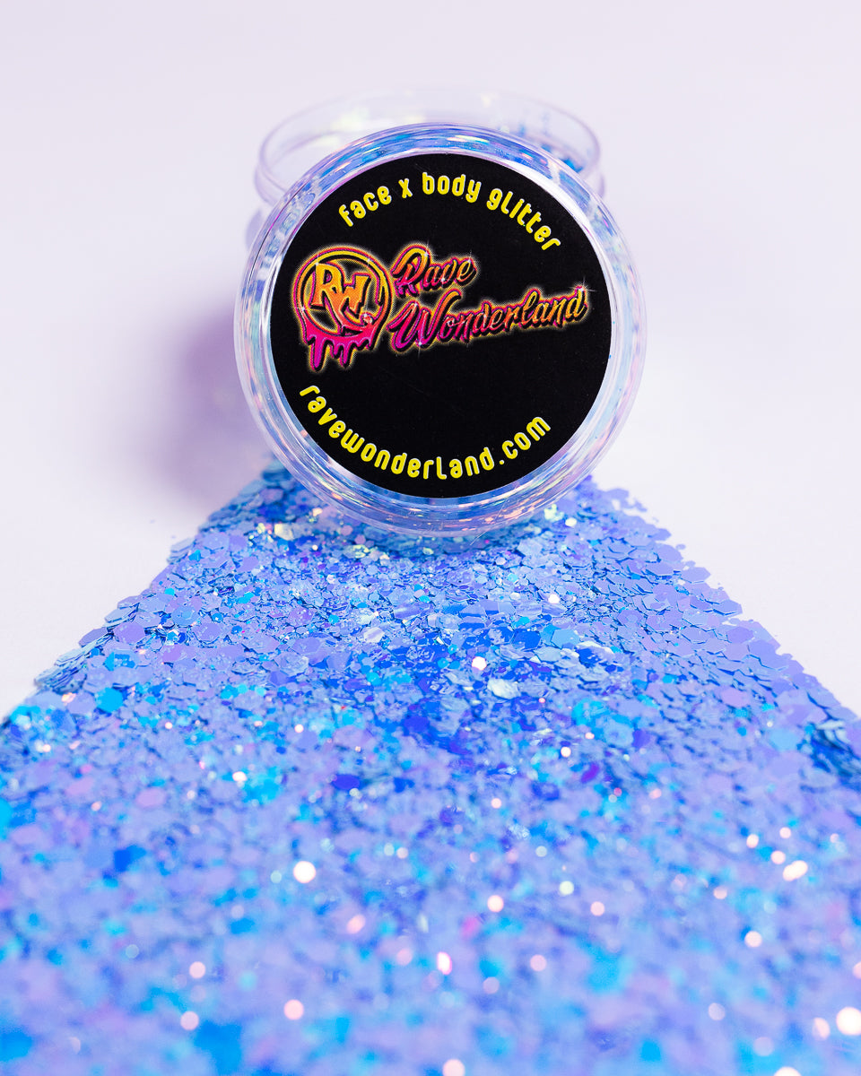 Blue Heavens Chunky Glitter – Rave Wonderland
