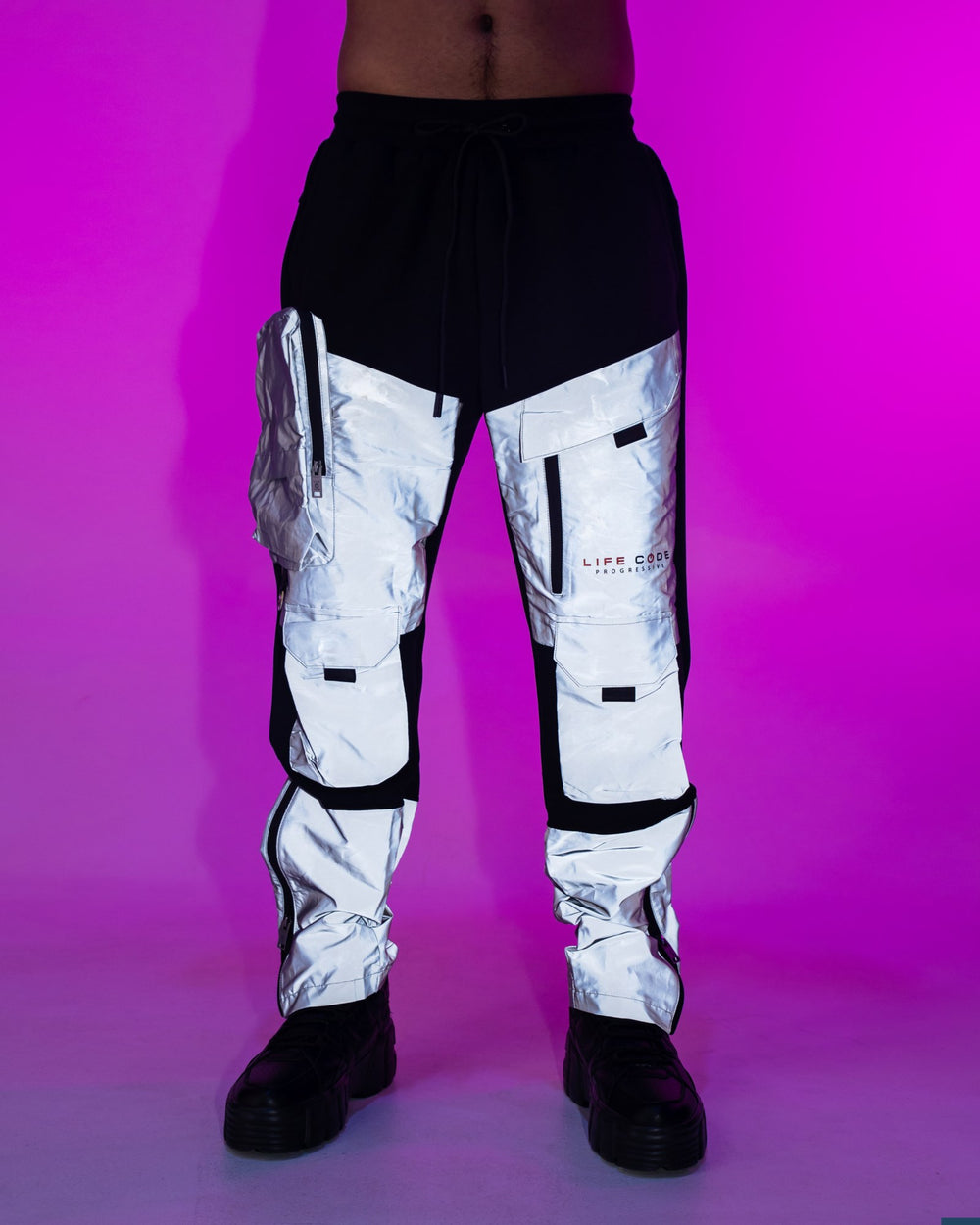 Reflective Tech Fleece Tactical Pants – Rave Wonderland