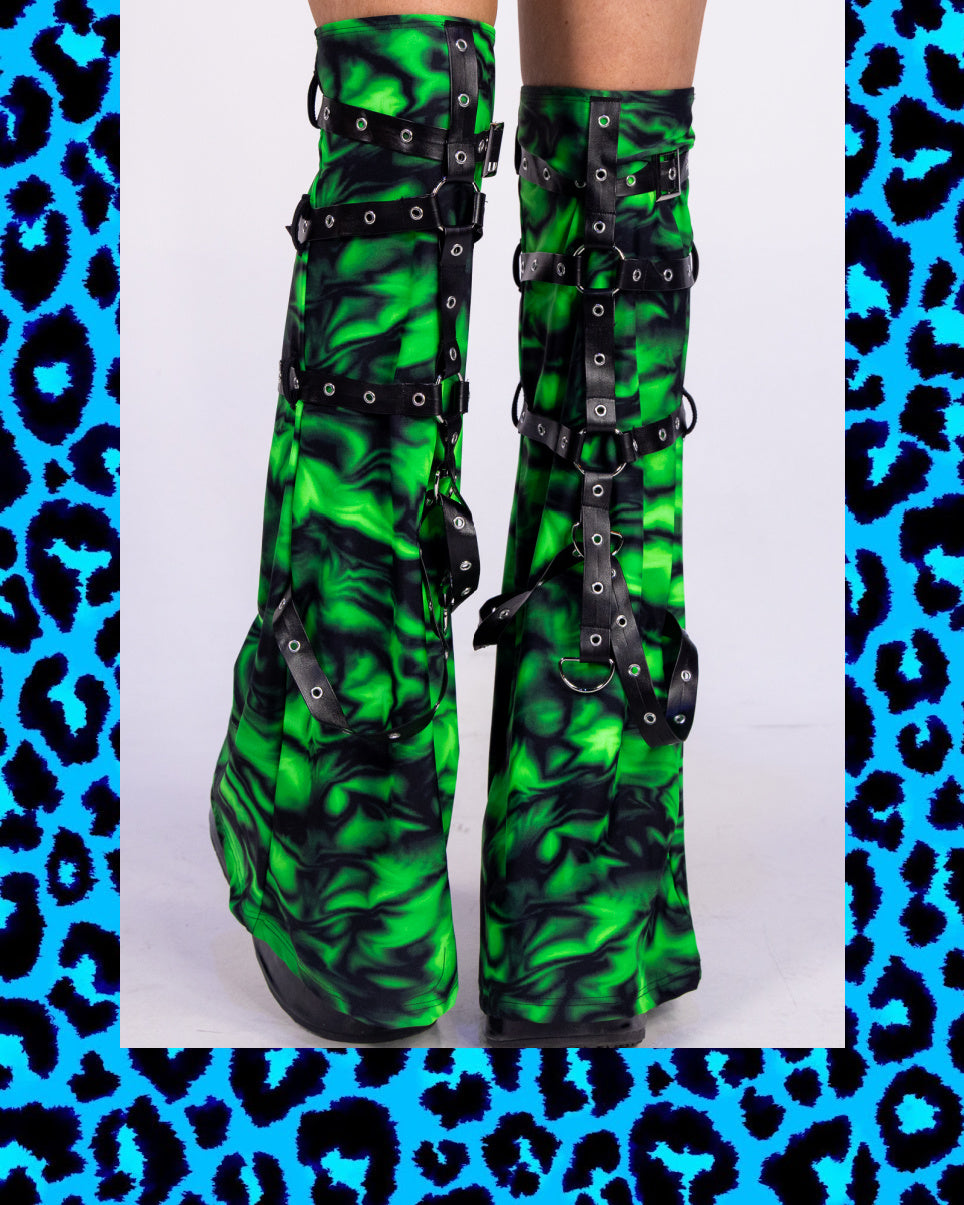 Melty Face Green Glow In The Dark Carnival Bra – Rave Wonderland
