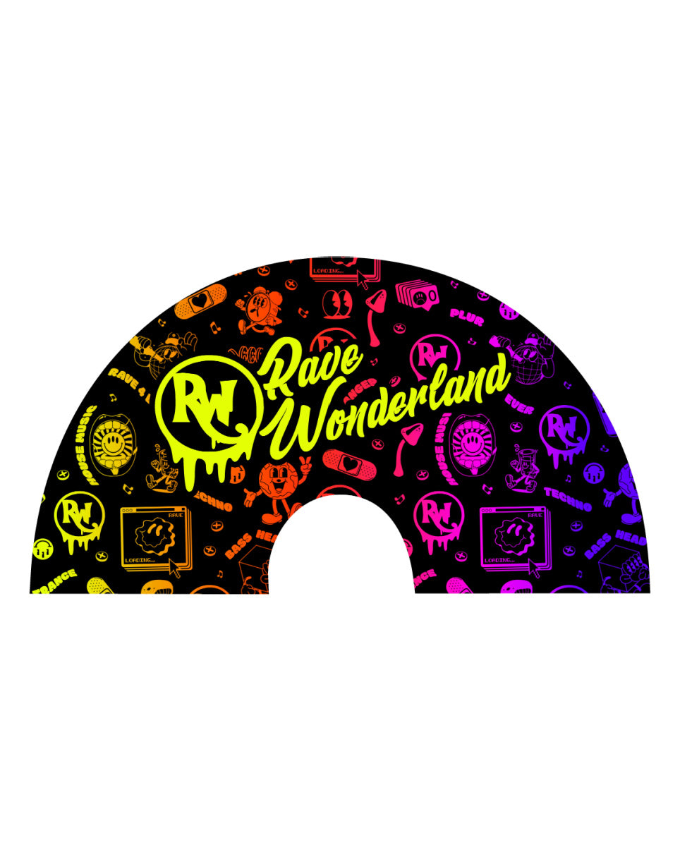 Gradient RW Oversized Fan – Rave Wonderland