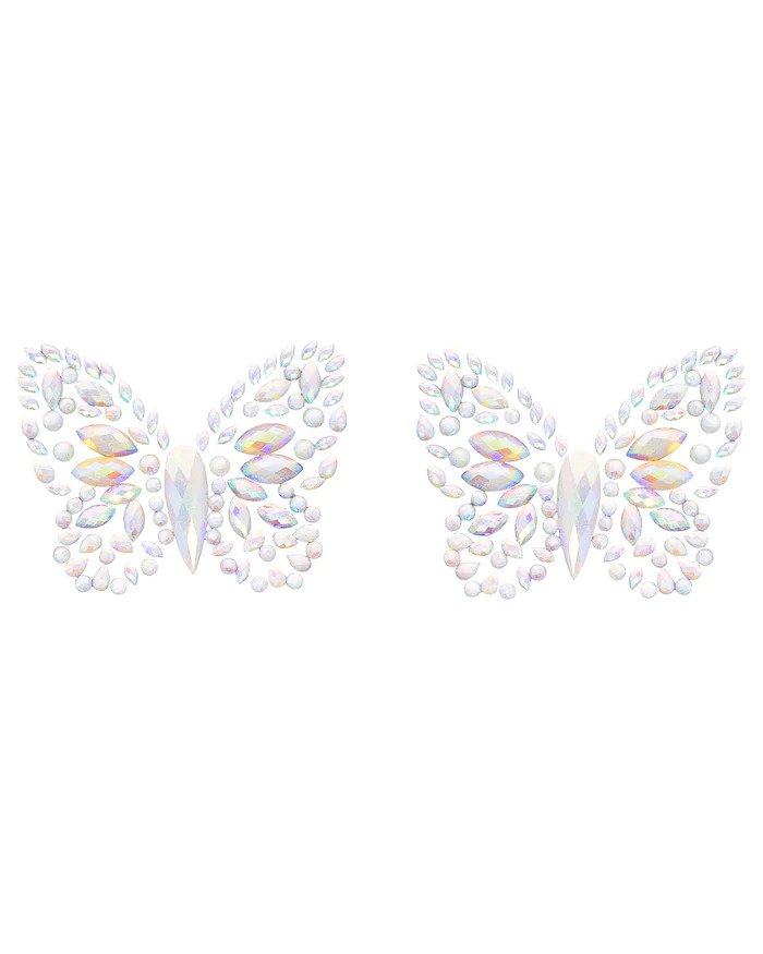 Butterfly Glow In The Dark Jewel Pasties – Rave Wonderland