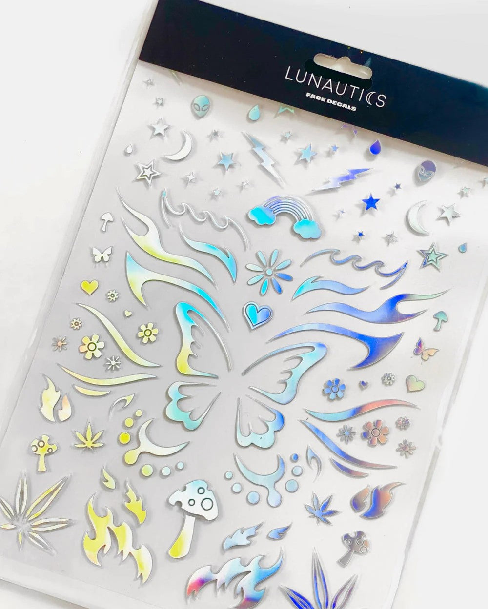 Lunautics Rave Day Face Decals – Rave Wonderland