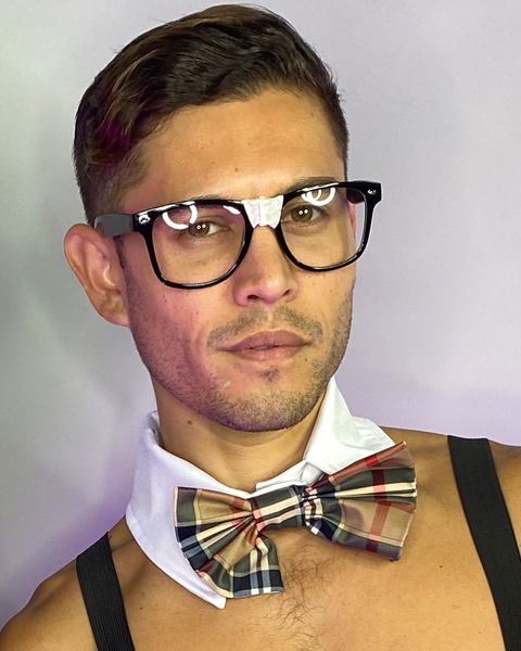 Nerd Glasses With Bow Tie