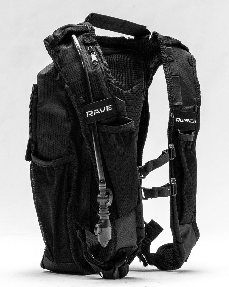 Gen Z Black Hydration Backpack – Rave Wonderland