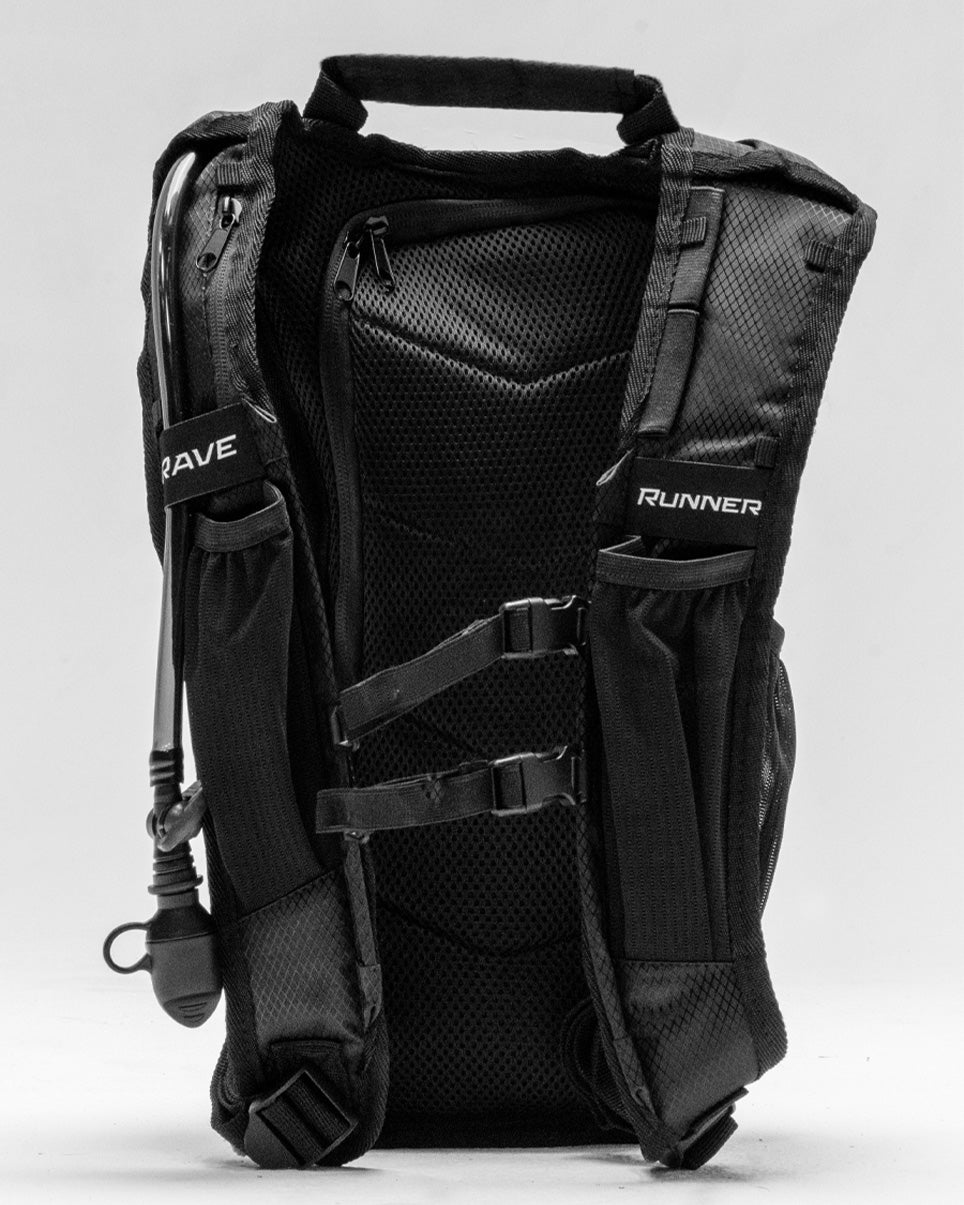 Gen Z Black Hydration Backpack – Rave Wonderland