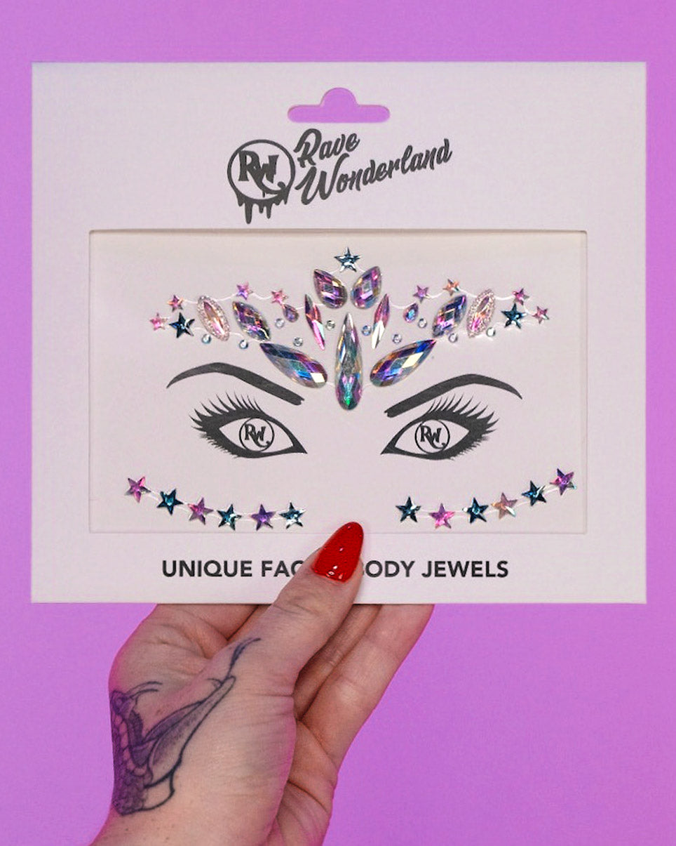 Cosmic Mermaid Face Jewel – Rave Wonderland