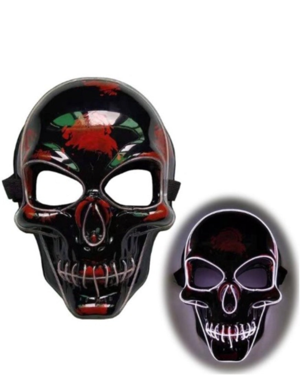 Full Skull LED Face Mask – Rave Wonderland