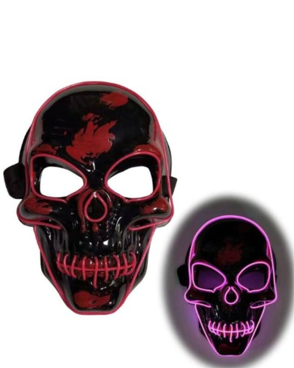 Full Skull LED Face Mask – Rave Wonderland