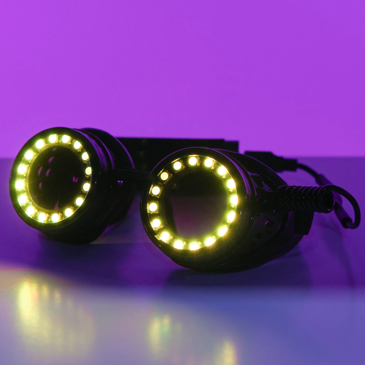 GloFX Pixel Pro LED Goggles – Rave Wonderland