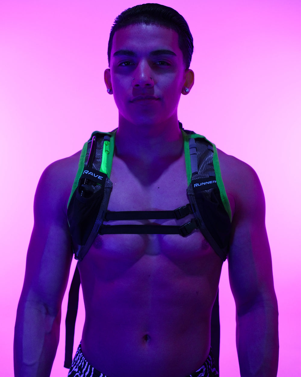 Gen Z Radiant Neon Gunmetal Backpack – Rave Wonderland